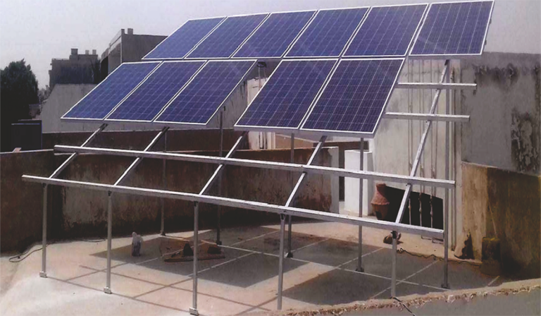 Solar Module Mounting Structure | Nakoda Power